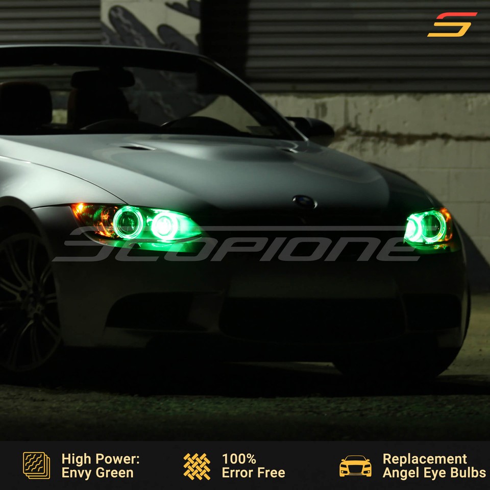 Scopione Angel Eyes Headlight H8 LED Bulbs for BMW 08-10 5 Series - E60 ...