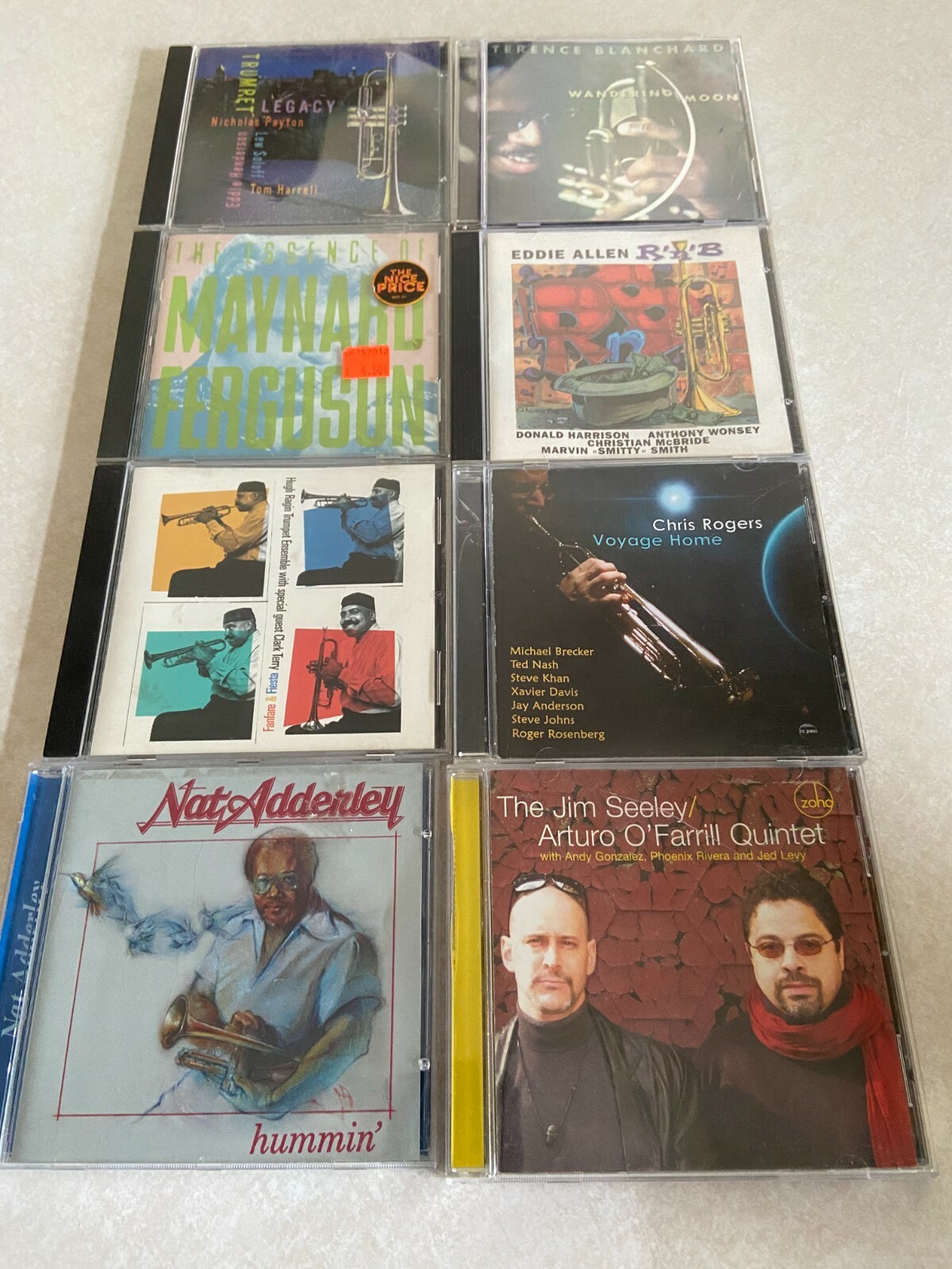 7 Cd Jazz Trumpet lot Hugh Ragin Eddie Allen Nat Adderley Terrence ...