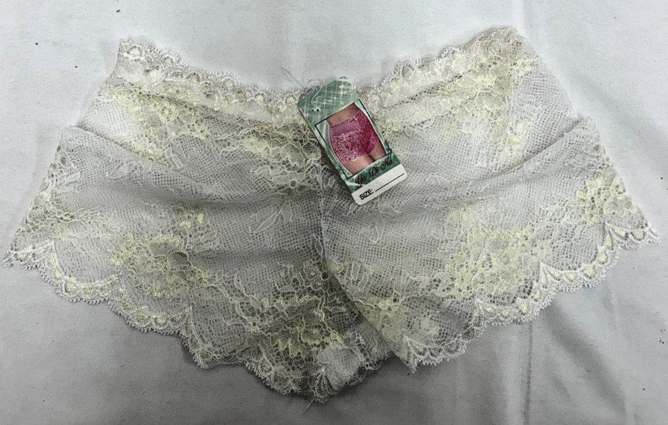 Women's Lace Boyshorts 6 Bikini Panties Boy Short Cheeky Underwear XS ...
