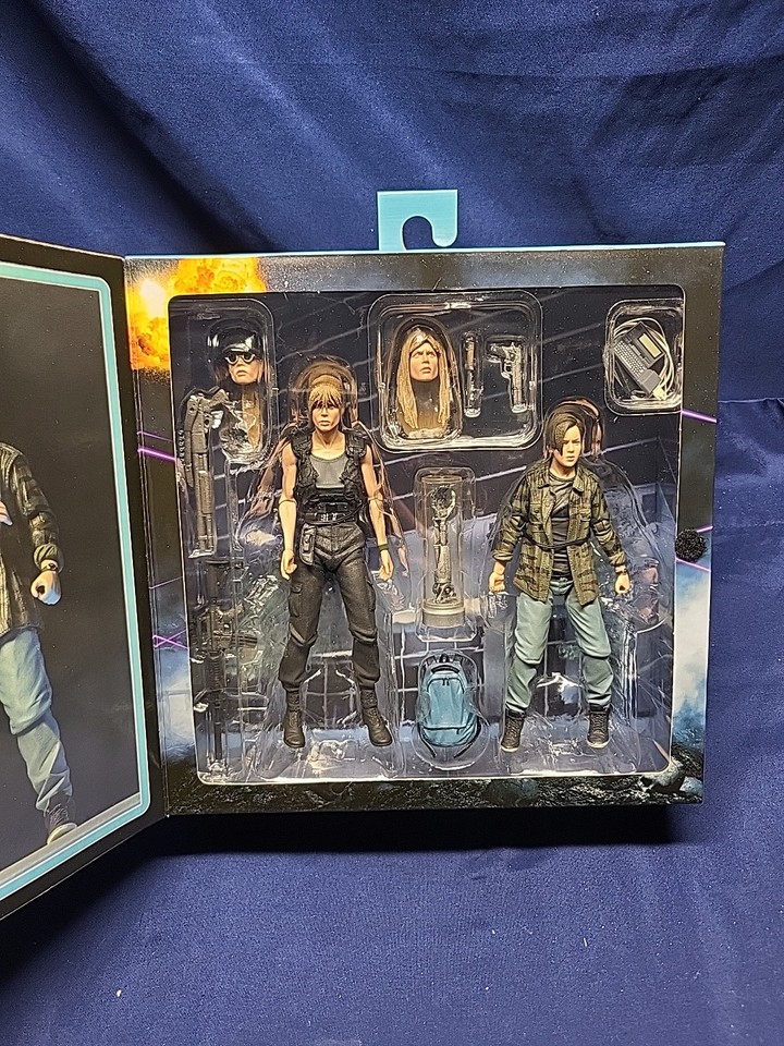 NECA Terminator 2 Judgement Day John Connor Sarah Connor 2 pack Action ...