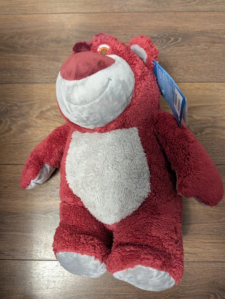Disney Store Official Lotso Large Soft Plush Toy Smells Strawberry ...