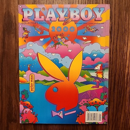 January 2000 Playboy Peter Max w/ Centerfold & Inserts Vintage Adult ...