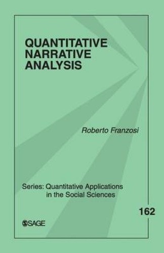 Quantitative Narrative Analysis (Quantitative Applications in the ...