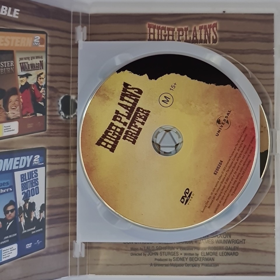 Western 2 Movie Pack: High Plains Drifter / Joe Kidd DVD Clint Eastwood ...