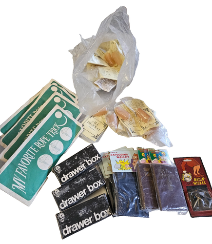 Vintage Lot of Magic Tricks 18 Loftus Thumb Tips, Favorite rope tie ...