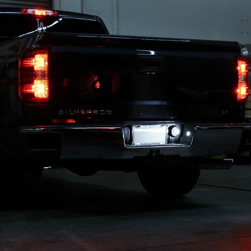 Bright LED License Plate Light Housing for 2014-2020 Chevy Silverado ...