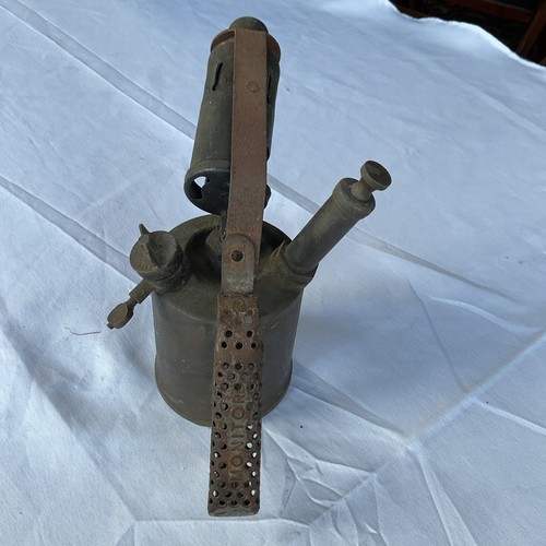 VINTAGE ANTIQUE BRASS BLOW LAMP TORCH MONITOR No. 26 | eBay UK