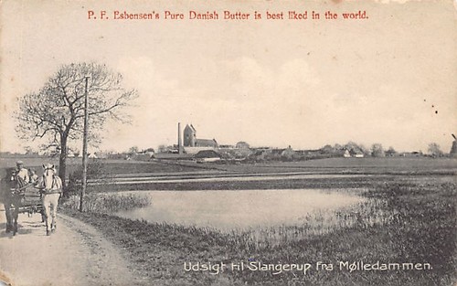 Denmark - SLANGERUP - Udsigt til Slangerup fra Molledammen | eBay