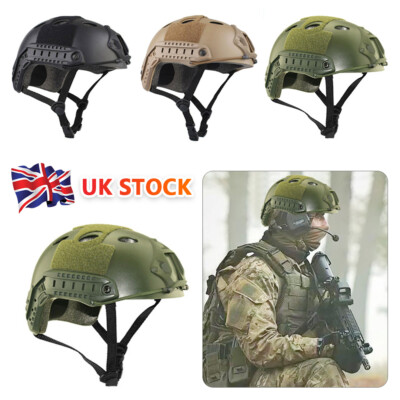 Tactical Military Safety Hat Airsoft Paintball SWAT Base Protective ...