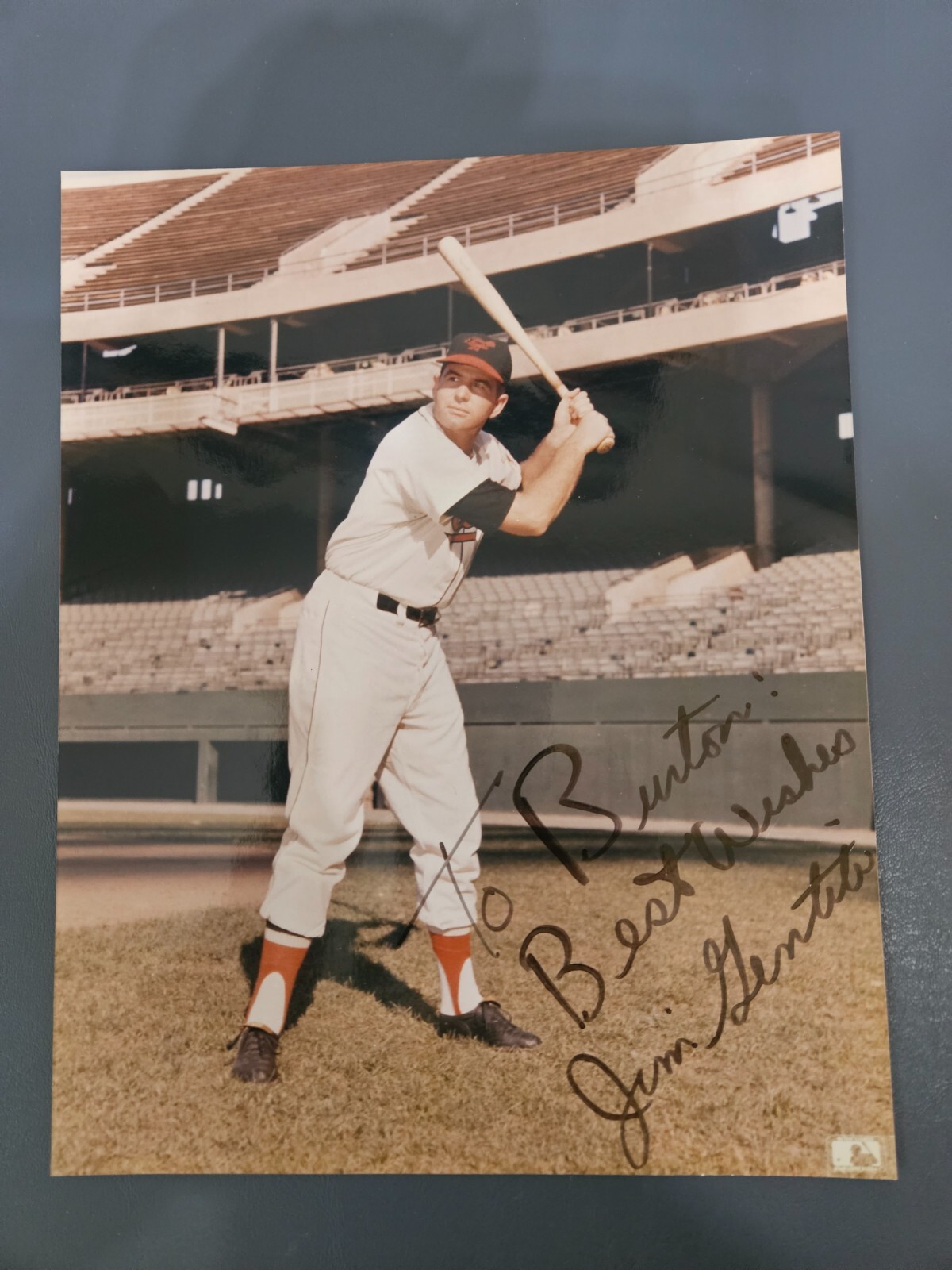 Personalized JIM GENTILE ORIOLES Signed Autographed 8x10 Photo | eBay