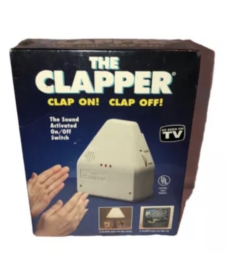 The Original Clapper Clap It On Clap It Off Vintage New Sealed As seen ...
