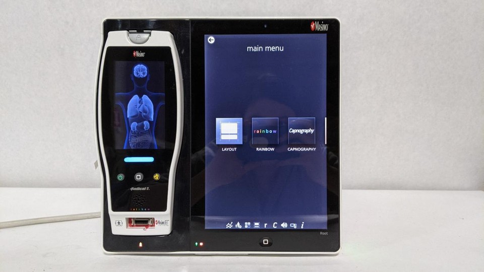Masimo Root RDS7A Patient Monitor with Radical-7 and ISA CO2 Module | eBay