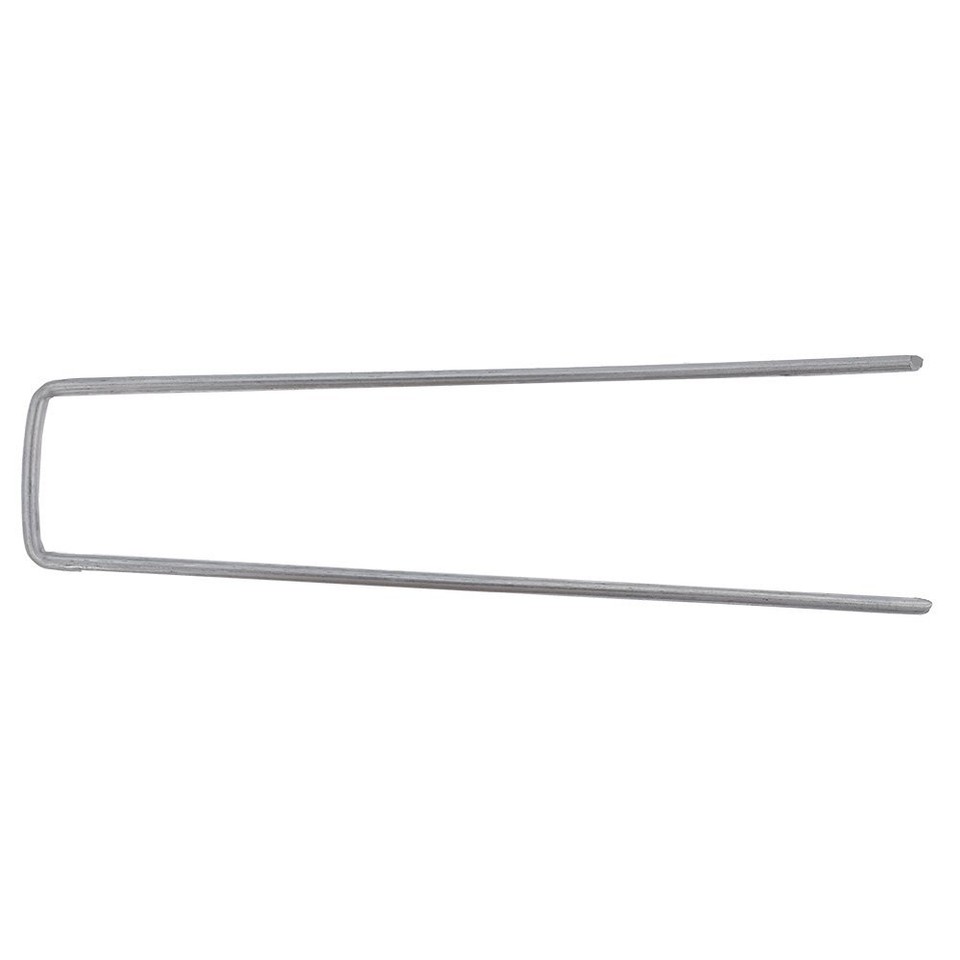 100pcs 6 inch Landscape Sod Staples Sturdy Stakes Weed Barrier Fabric ...