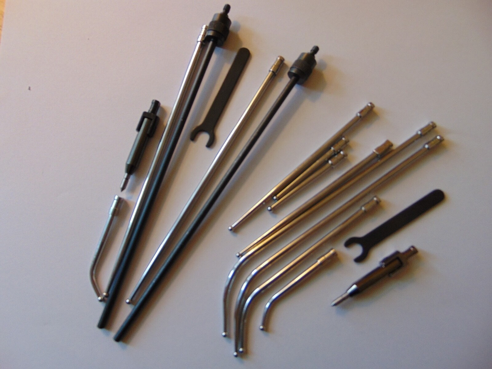 Aerospace Axis Offset Co-Ax Dial Indicator Gage set .0005" including ...