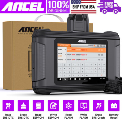 Ancel AR500 Car SRS Clear Airbag Module Repair Read EEPROM OBD2 Scanner ...