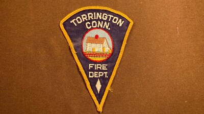 Torrington Connecticut CT Fire Department Patch Firefighter Vintage | eBay