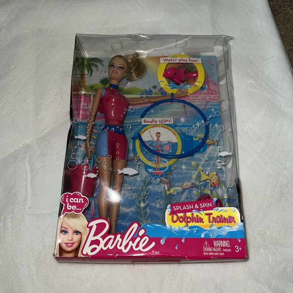 Barbie Dolphin Trainer- open box missing two dolphins | eBay