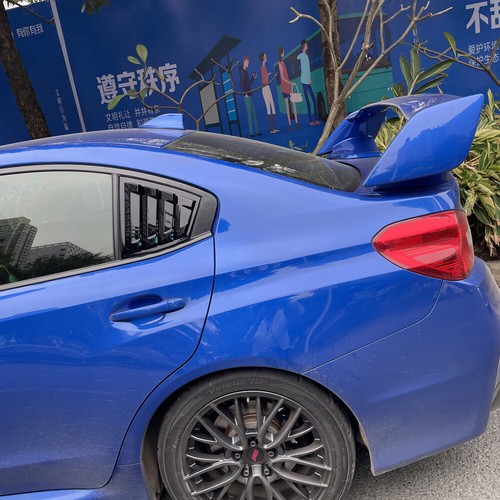 For Subaru WRX / WRX STI 2015-2021 Glossy Black Rear Window Louver ...