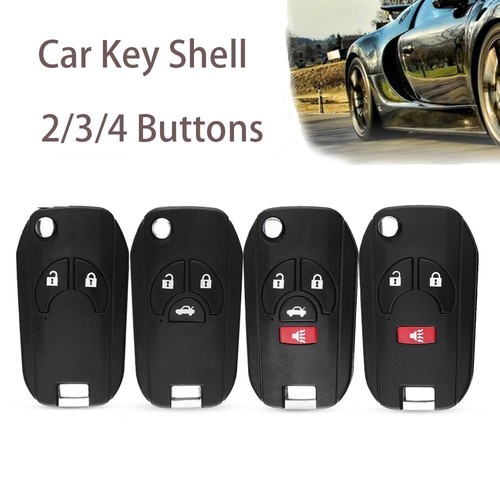 Flip Folding Car Key Shell for Nissan Cube Micra Qashqai Juke Altima ...