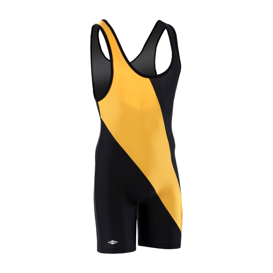 Matman Wrestling Singlet Men's Chest Sweep Weightlifting Singlet Nylon ...