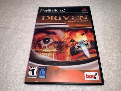 Driven (Sony PlayStation 2, 2001) PS2 Black Label Complete Excellent ...