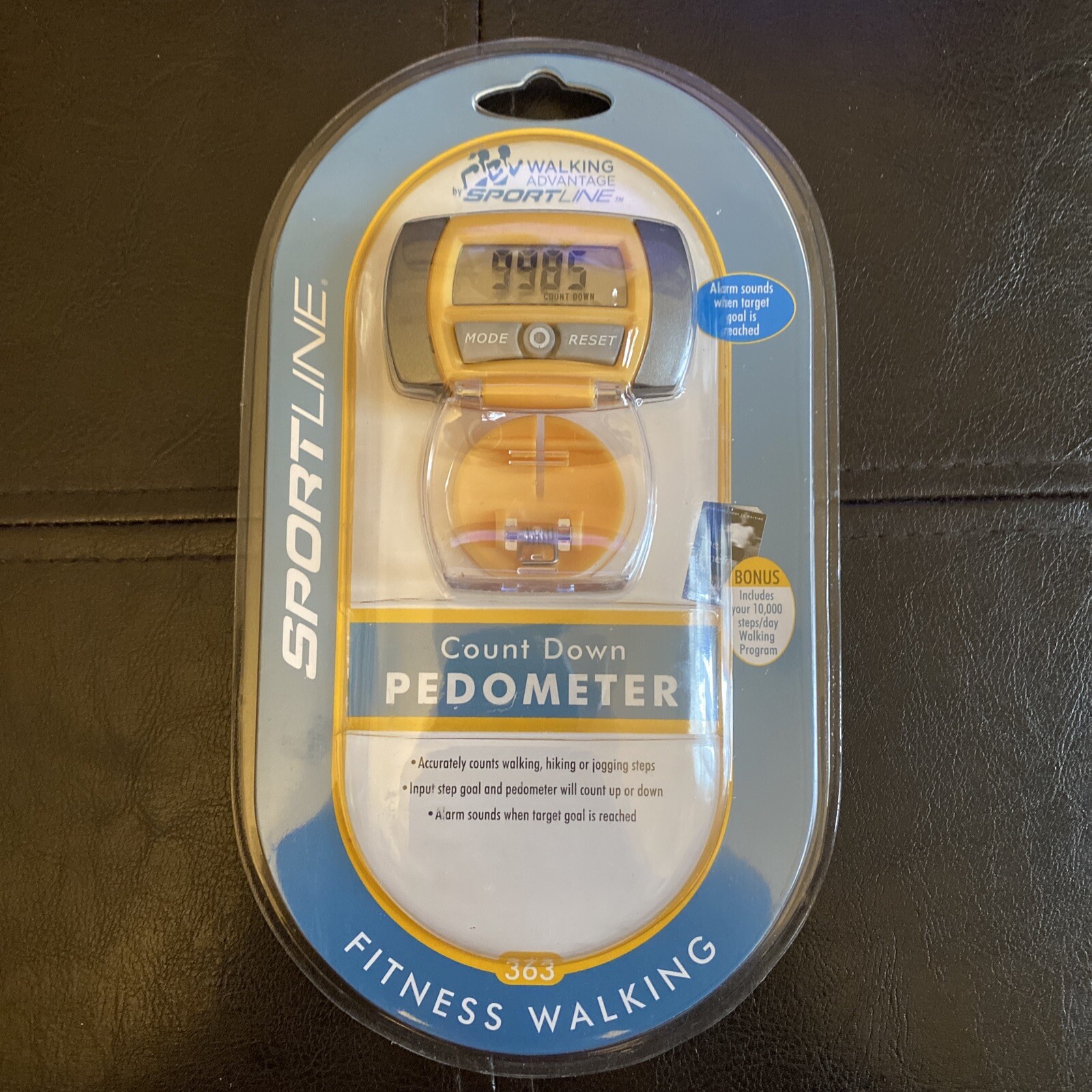 Sportline Walking Advantage 363 Count Up/Down Pedometer | eBay