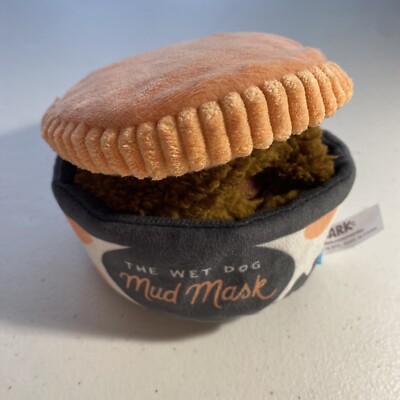 Bark Box Mutt Mask Wet Dog Mud Mask Dog Toy Plush Jar Spa Day Theme XS ...