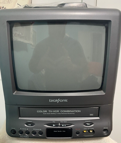 Broksonic CRT TV VCR Combo With Remote / Screen Vintage Color 1999 | eBay