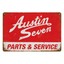 Tin Metal Sign AUSTIN SEVEN PARTS SERVICE 20x30cm Rustic Look Vintage ...
