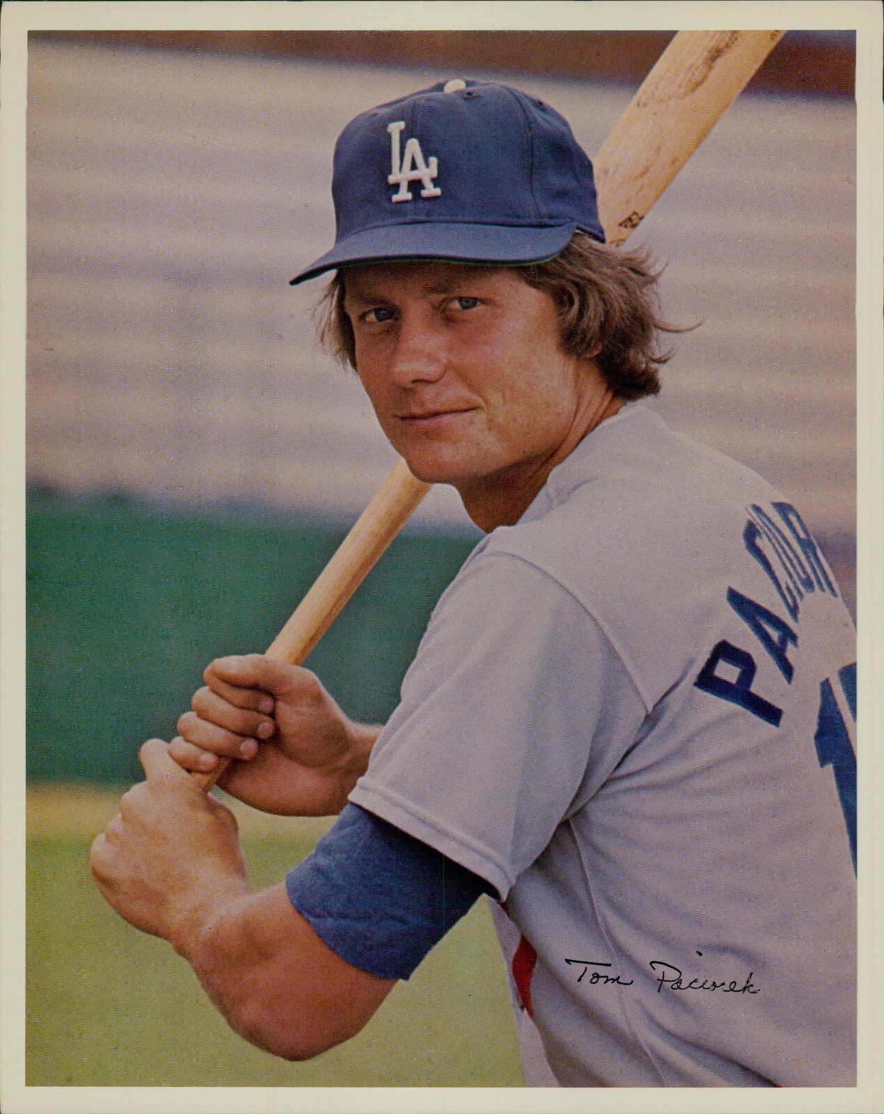 Tom Paciorek Los Angeles Dodgers MLB Team Issued Unsigned 8x10 ...