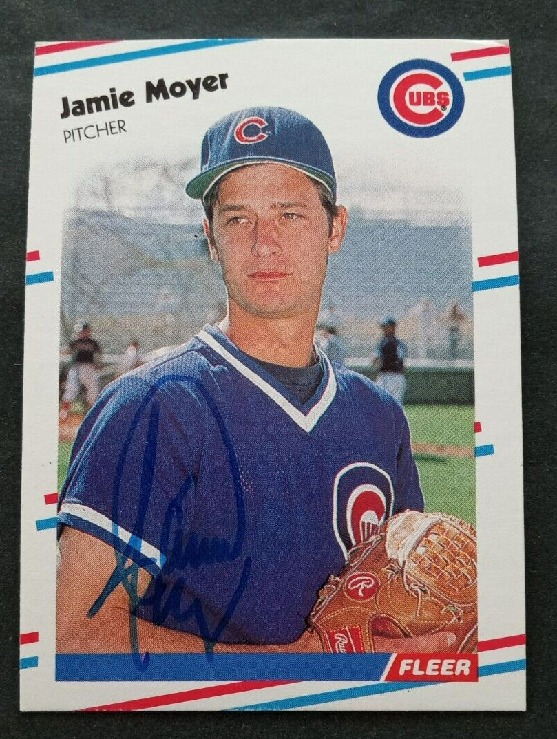 1988 Fleer SIGNED: Jamie Moyer, CUBS #426 | eBay