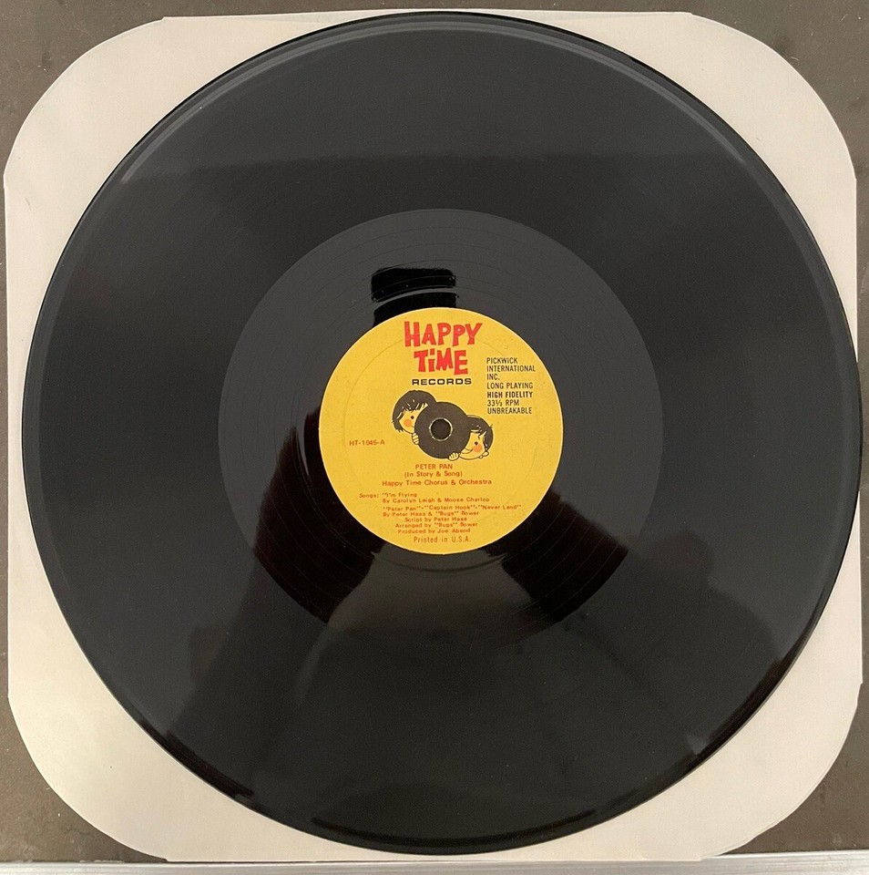 The Happy Time Chorus- Peter Pan in Story & Song- Vinyl LP (Happy Time ...