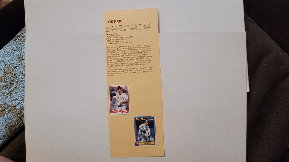 Dennis Powell & Joe Price 1990 Baseball Publication International | eBay