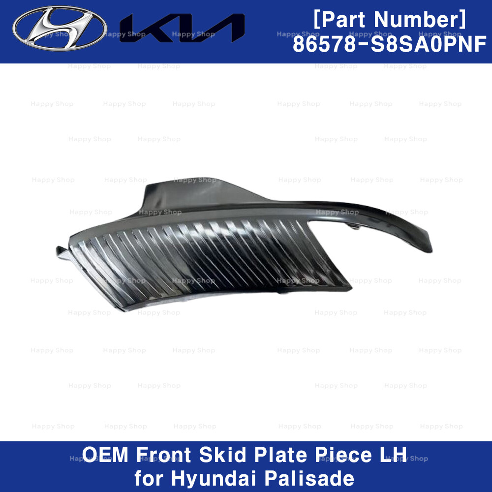 86578S8SA0PNF Genuine OEM Front Skid Plate LH Left for Hyundai Palisade ...