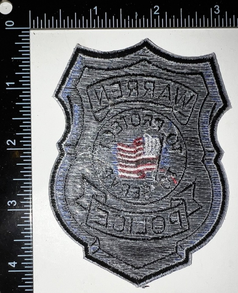 VINTAGE OBSOLETE Warren Ohio OH Police Department Patch | eBay