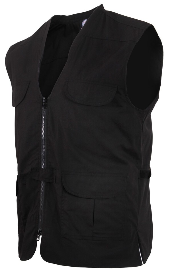 Rothco Lightweight Concealed Carry Pro Vest - Men's Black CCW Tactical ...