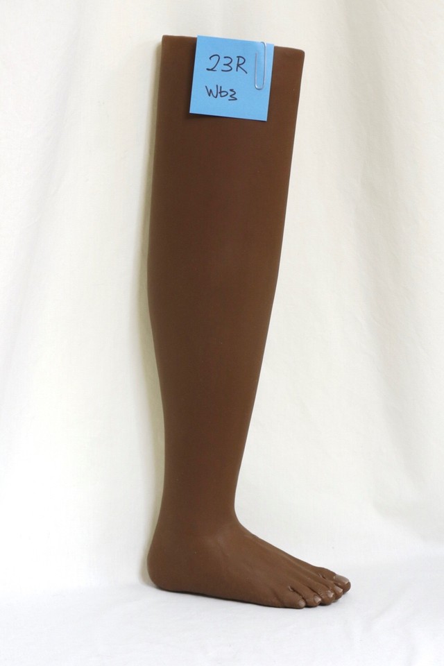NEW IMPROVED 100% Silicone Prosthetic Leg Skin Cover - BK Below Knee ...