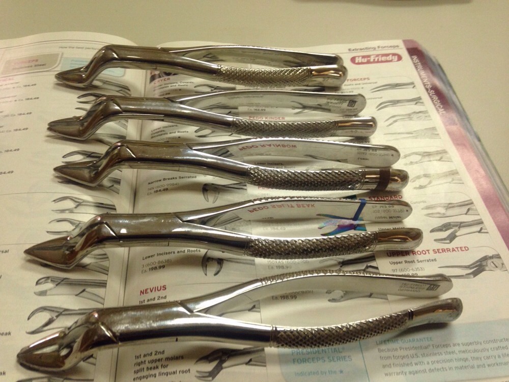 Hu-friedy F 32 Dental Maxillary Forcep Oral Surgery Lot Of 5 | eBay