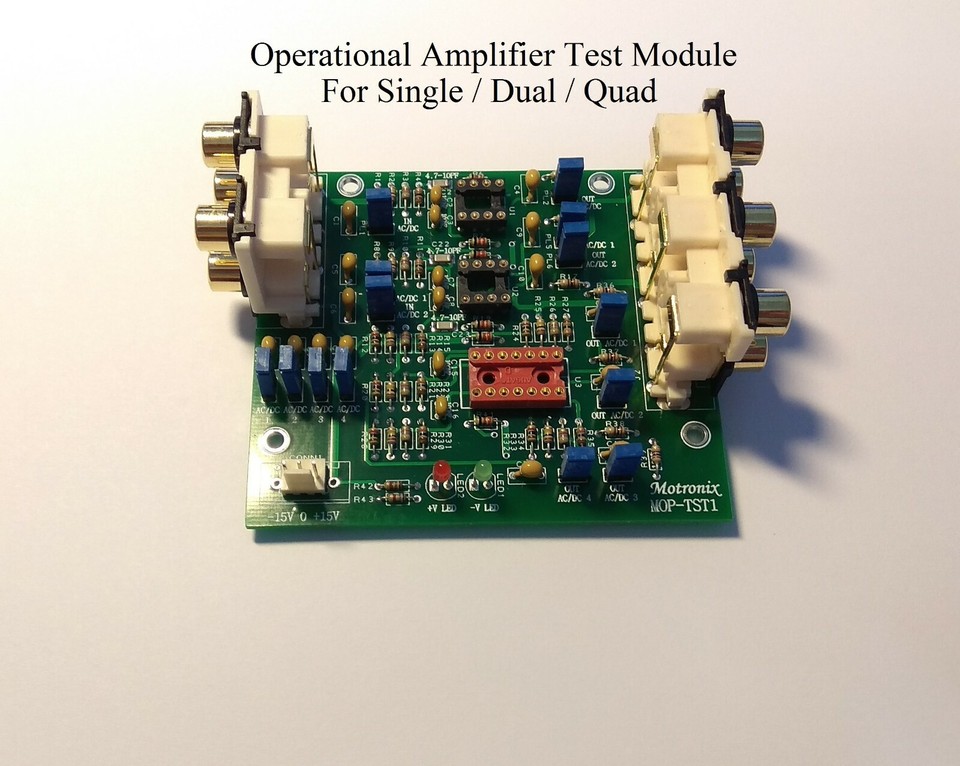 Operational Amplifier Test/Compares Board For Single/Dual/Quad Op-Amp ...