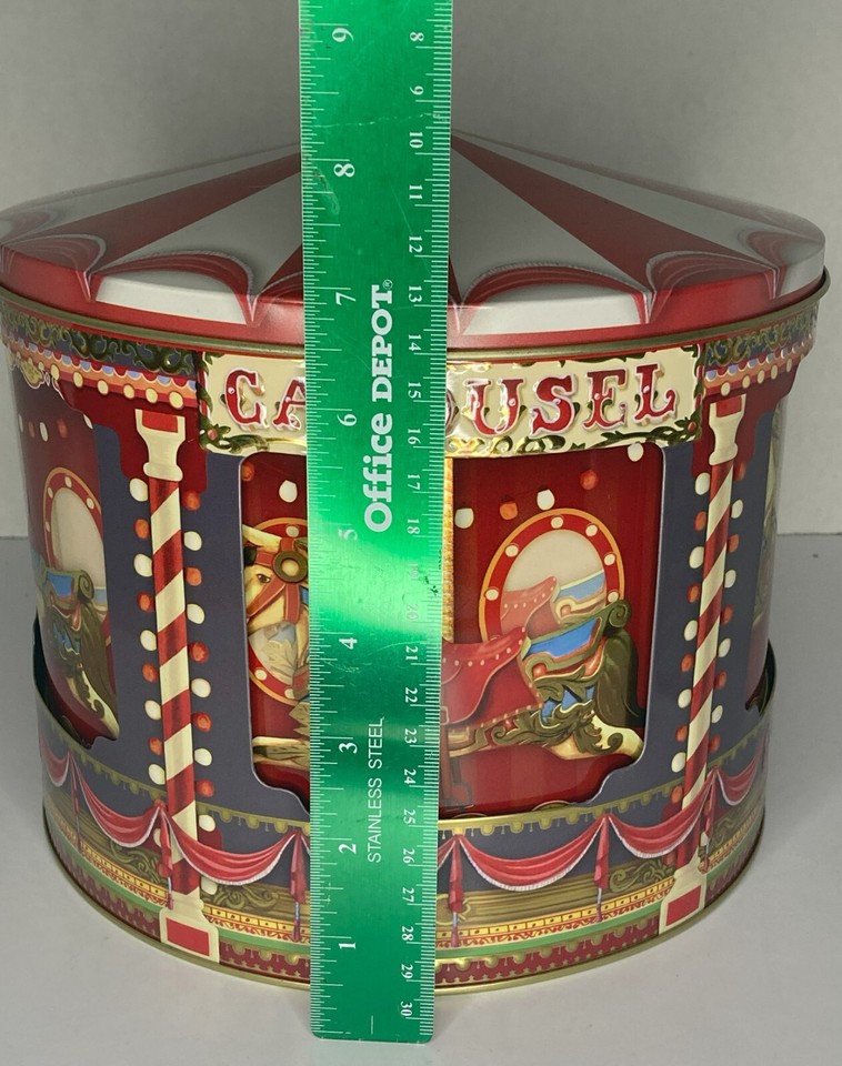 Vintage Harry London revolving wind-up carousel silver crane up | eBay