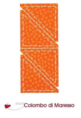 SAGOMA SAGOME DISEGNO TRIANGOLI PER ACCUQUILT ACCU QUILT GO! CUTS MAKER ...