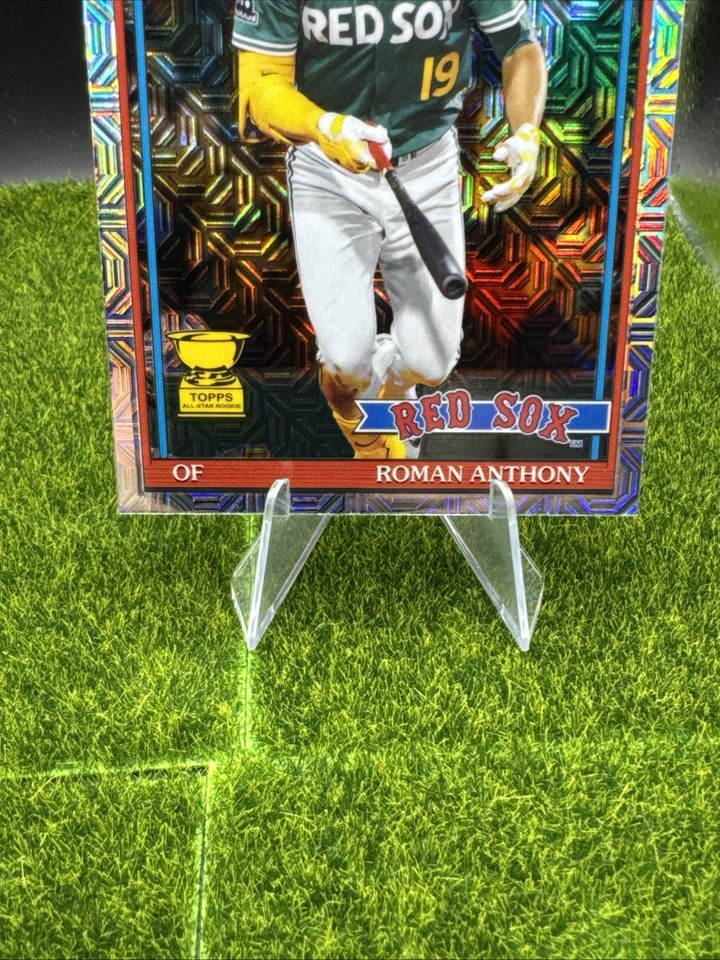 Roman Anthony 2026 Topps Series 1 Silver Pack Chrome Mojo Refractor RC ...