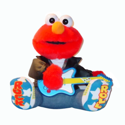 Vintage Rock And Roll Elmo Plush Toy | eBay