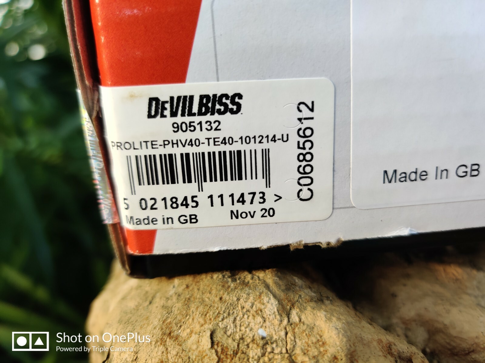 Devilbiss 905132 ProLite Pressure Feed Spray Gun Replaces 703624 SEALED ...