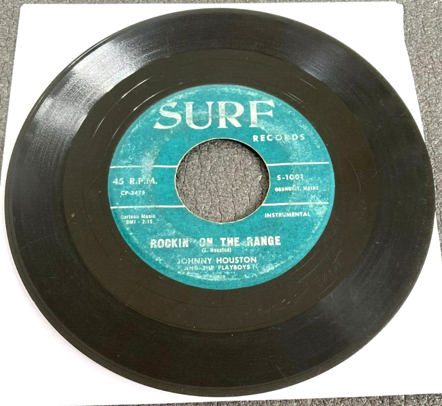 Johnny Houston: Rockin'.../This Breakin'... 45 Surf Maine rockabilly G ...