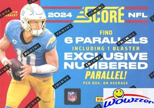 2024 Panini Score Football EXCLUSIVE HUGE Factory Sealed Blaster Box ...