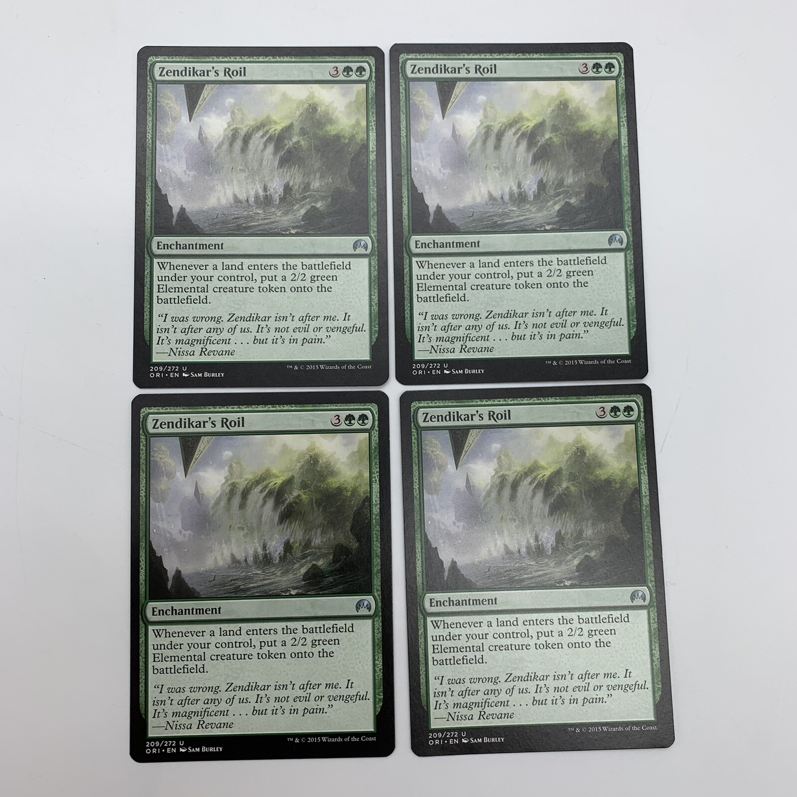x4 Zendikar's Roil mtg Magic The Gathering Origins NM Condition | eBay