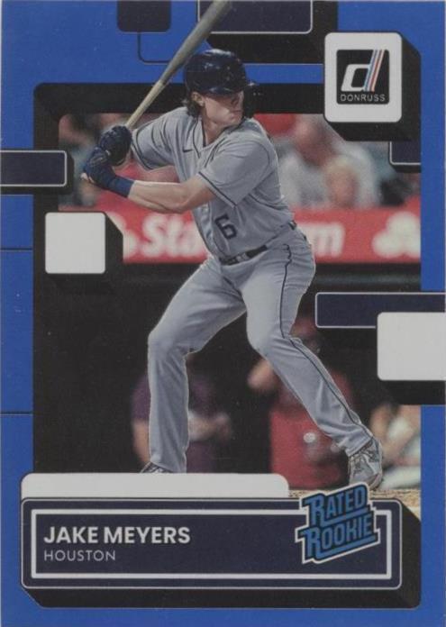 2022 Panini Donruss - Rated Rookie Jake Meyers #47 Holo Blue (RC) for ...