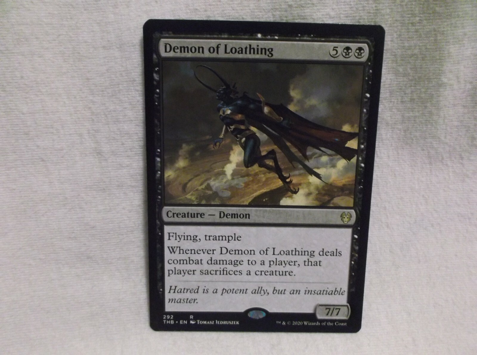 DEMON OF LOATHING (THEME BOOSTER) Theros Beyond Death Magic MTG ...