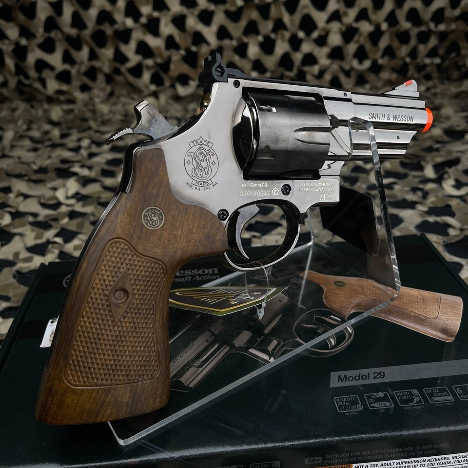 NEW Smith & Wesson M29 CO2 Airsoft Revolver w/ 3" Barrel (2275916) | eBay